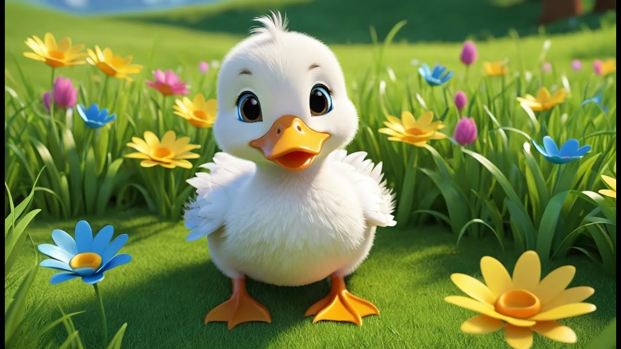 Baby Duck Quack Quack Quack | Cute Duck Song | Fun Animal Rhyme with ...