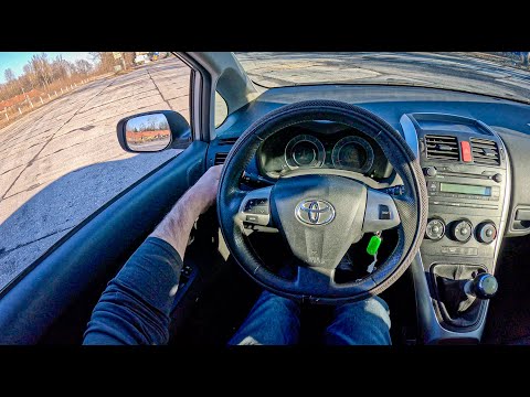 2010 Toyota Auris I [1.4 D-4D 90HP] | POV Test Drive #1966 Joe Black