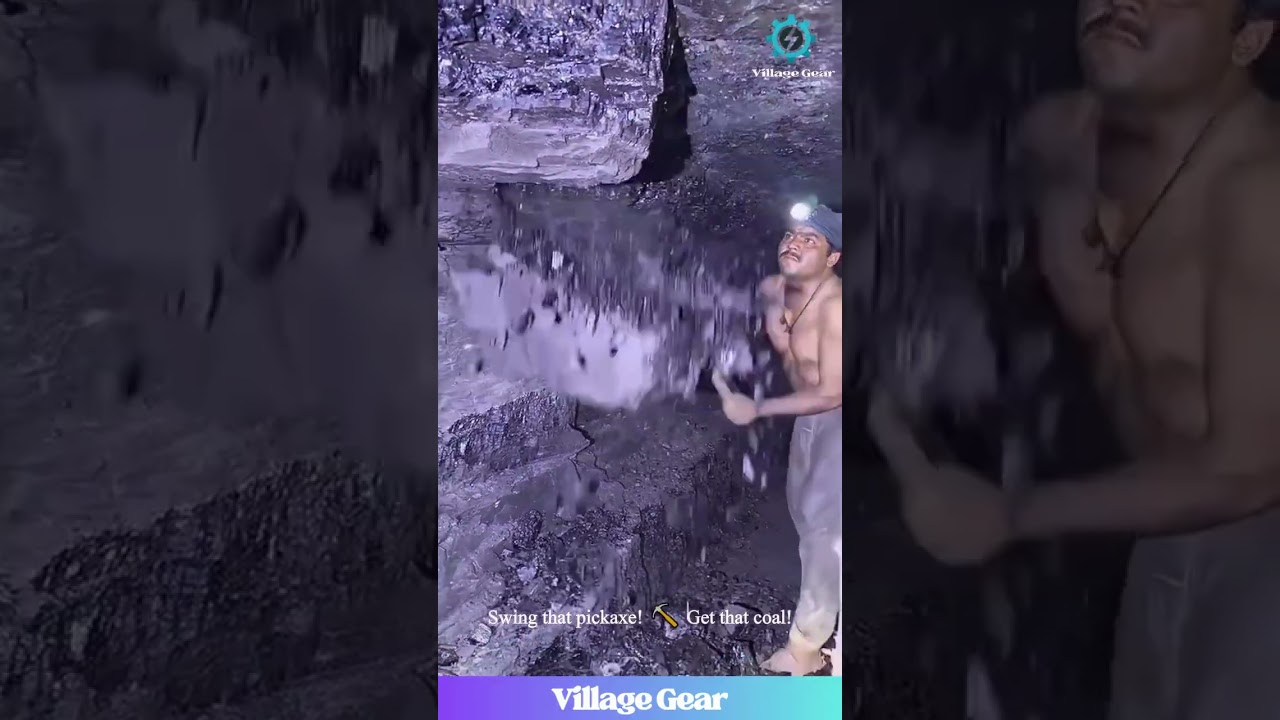 This Coal Mining is INTENSE! ⛏️ Real Life Minecraft IRL! #coalmine # ...
