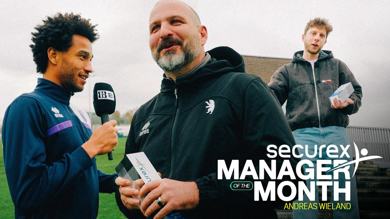 Securex MOTM | SURPRISING ANDREAS WIELAND WITH OUR AWARD 🟣🏆 - YouTube