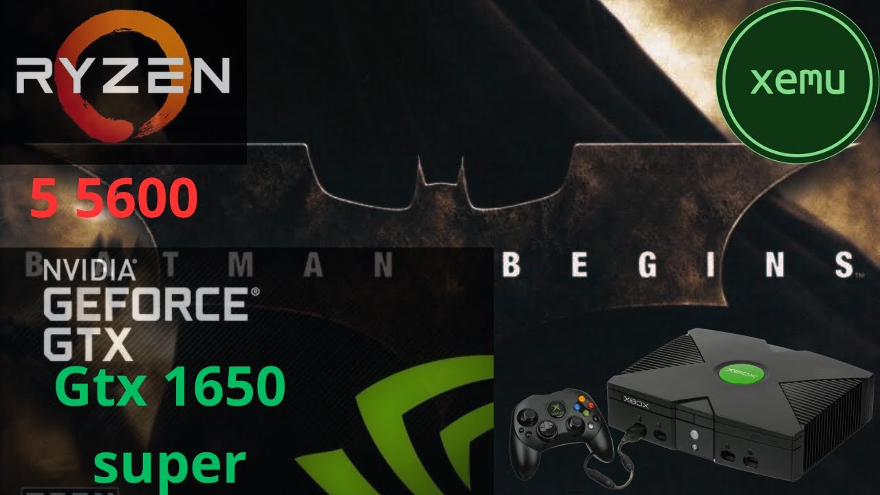 Batman Begins (Xbox Original) Emulator Xemu (PC) - YouTube