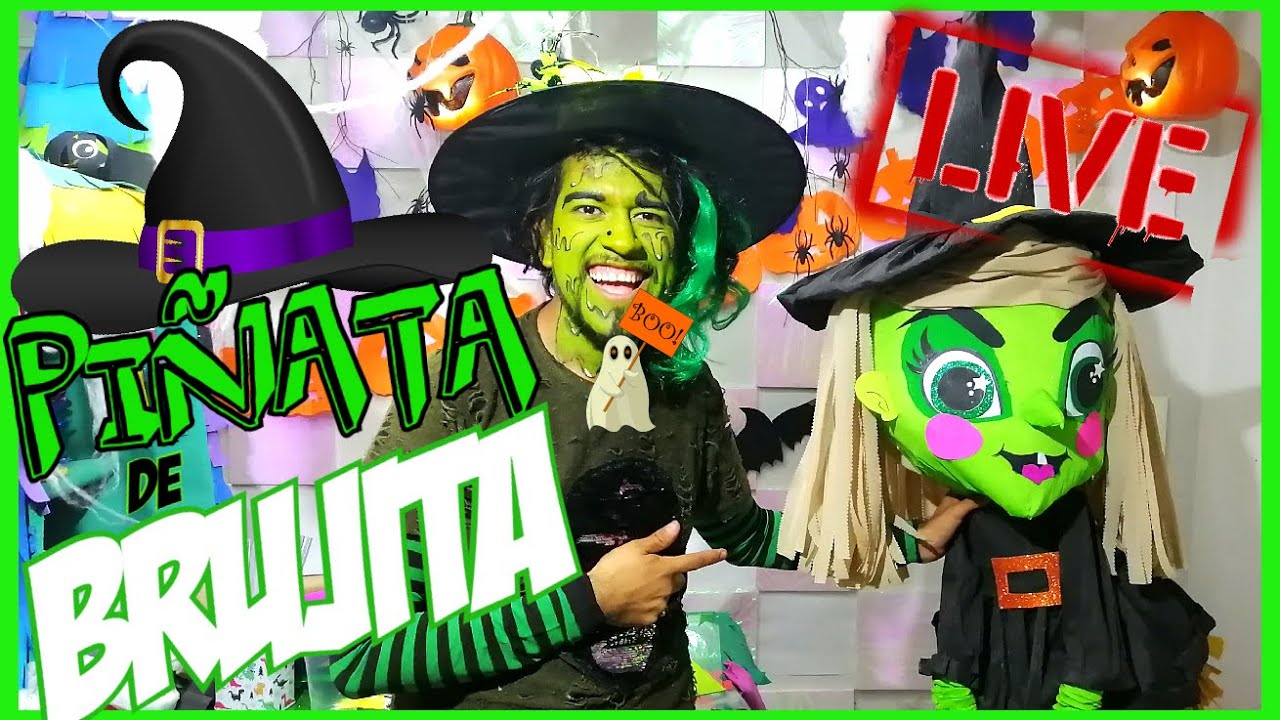 Inicio De Tenporada Como Hacer Una PIÑATA DE Bruja EDREI POP - YouTube