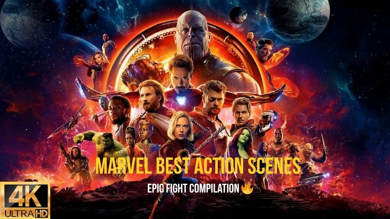 Marvel Best Action Scenes Compilation🔥| Epic Avengers Fight Moments ...