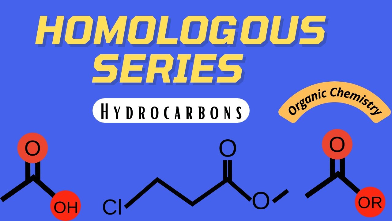 What is the Homologous Series | Organic Chemistry - YouTube