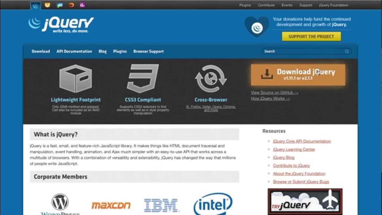 Setting Up a jQuery Mobile Project - Part 1 - YouTube