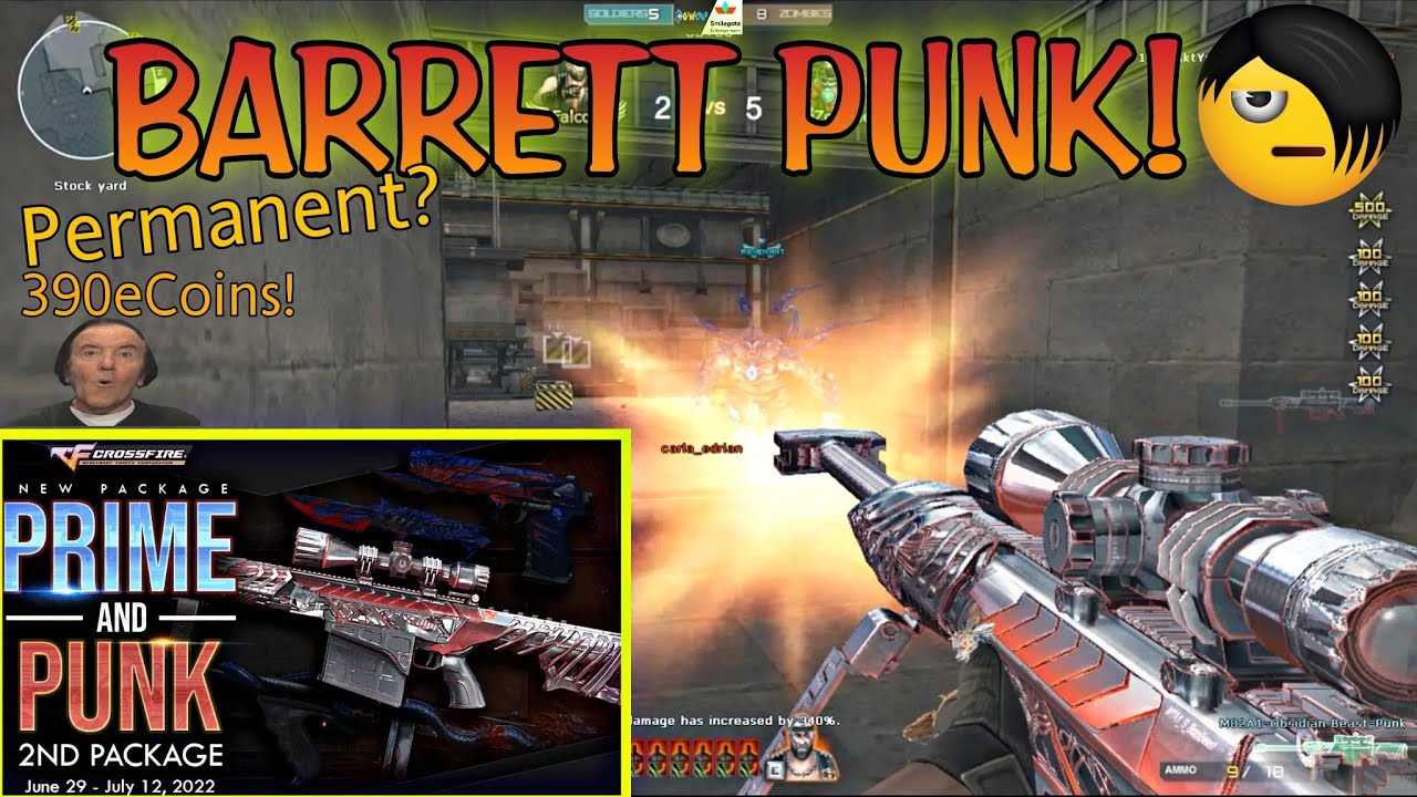 New Prime and Punk 2nd Package Barrett M82A1-Born Beast Punk |CrossFire ...