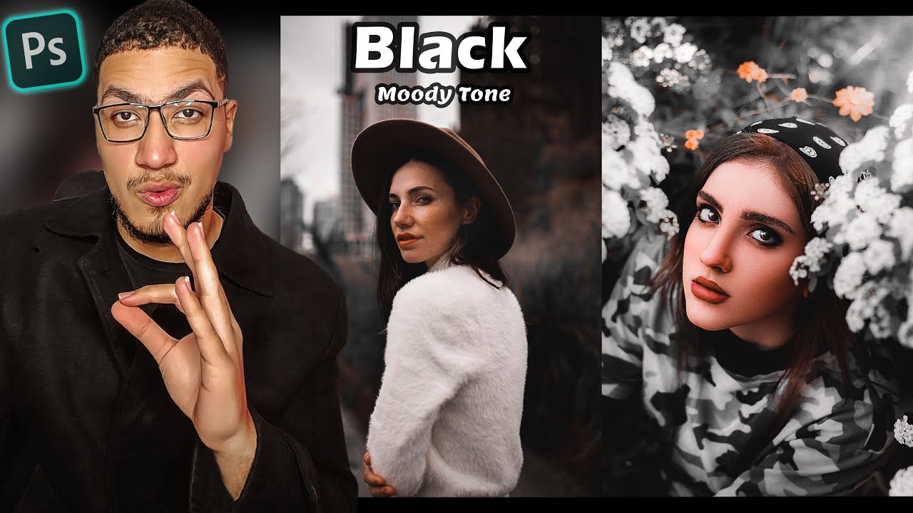 Black Tones (Moody) Presets - Camera Raw Presets | Black Moody | Black ...