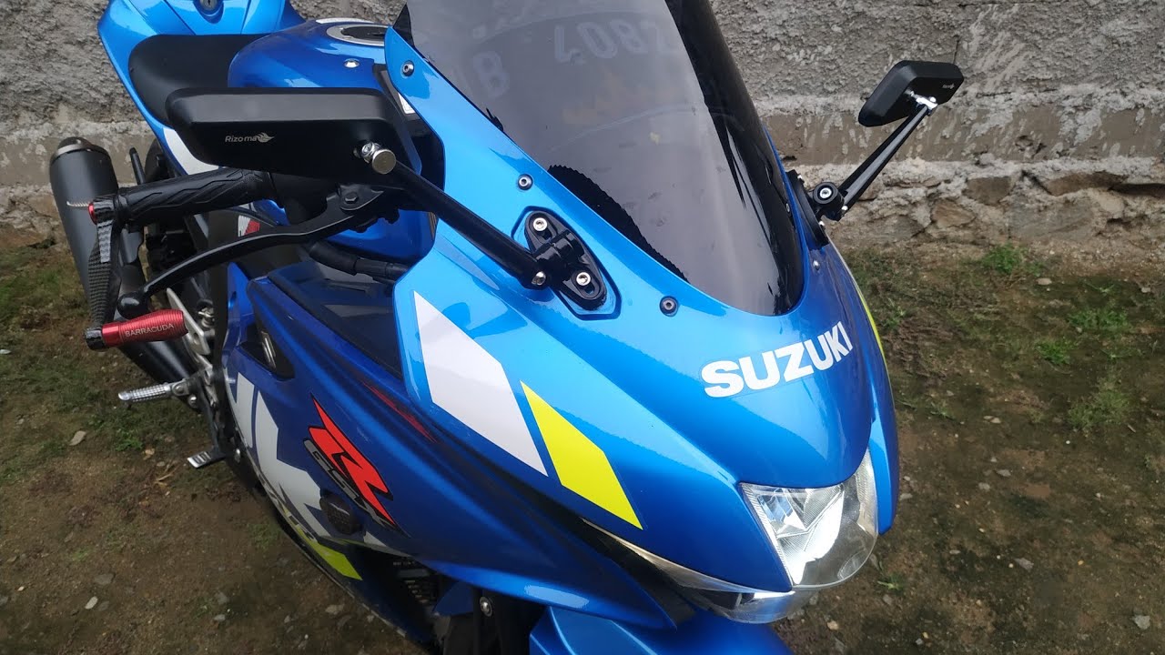 CARA PASANG SPION CIRCUIT RIZOMA DI GSX R150 - TAMBAH GANTENG - YouTube