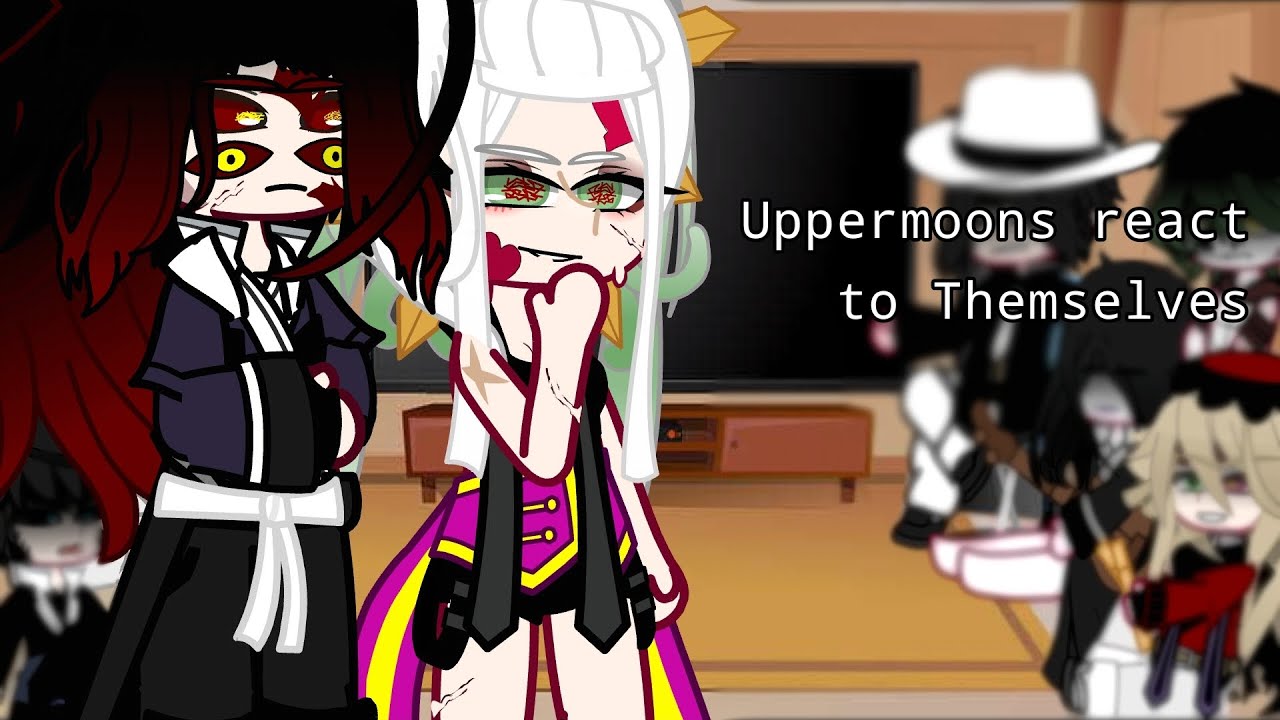 Uppermoons + Muzan react to eachother [KNY][SPOILER] - YouTube