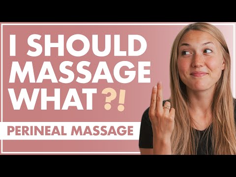 Avoid VAGINAL TEARING | PERINEAL MASSAGE for an Easier LABOR
