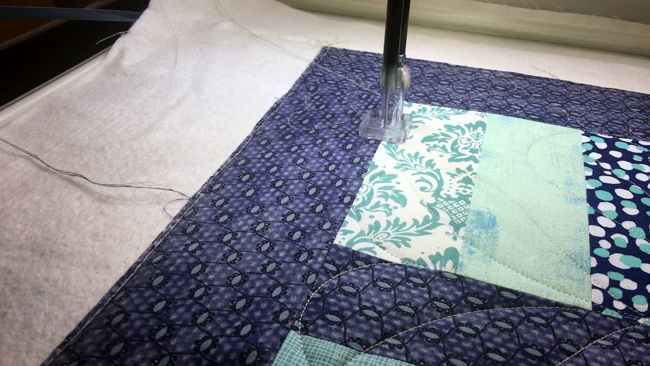 Longarm Stitching Demo - YouTube