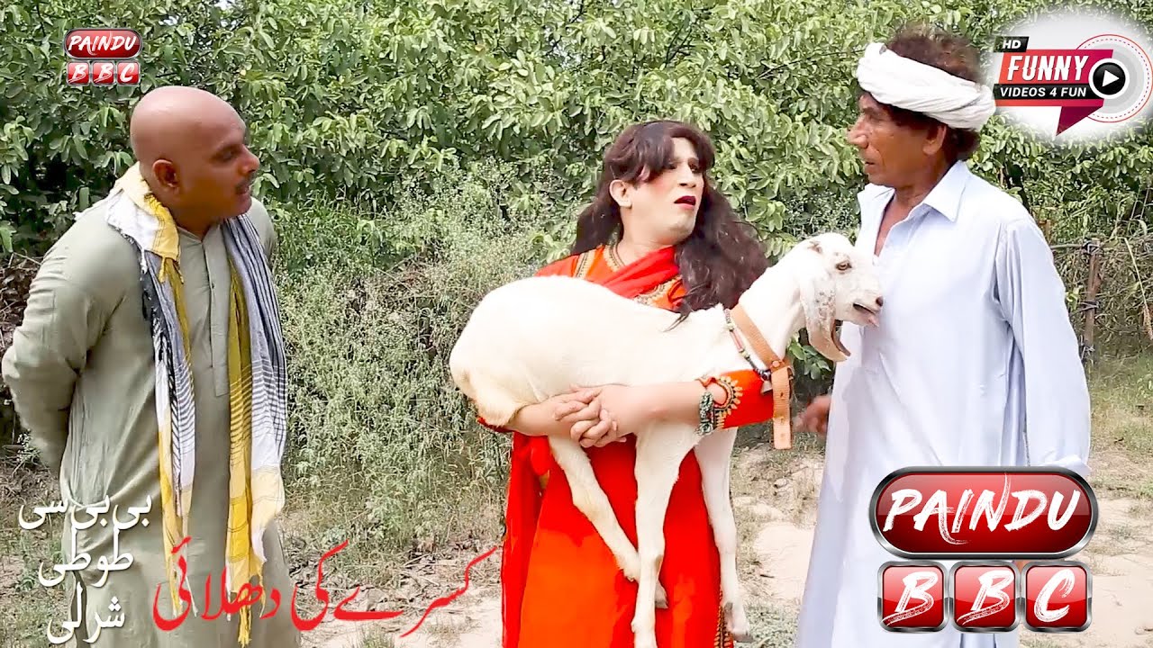 Comedy Clips Khusry ki dhulai | Shemale fight | PAINDU BBC - YouTube