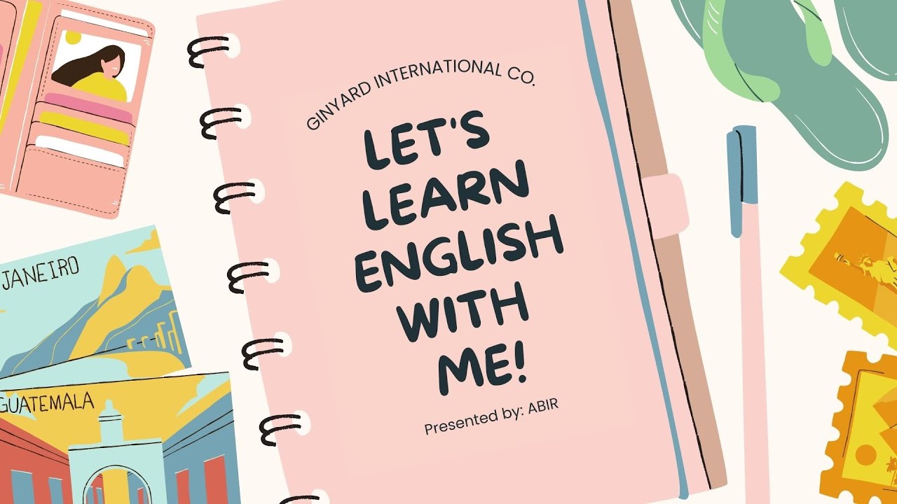 الدرس 01 / learn english with me - YouTube