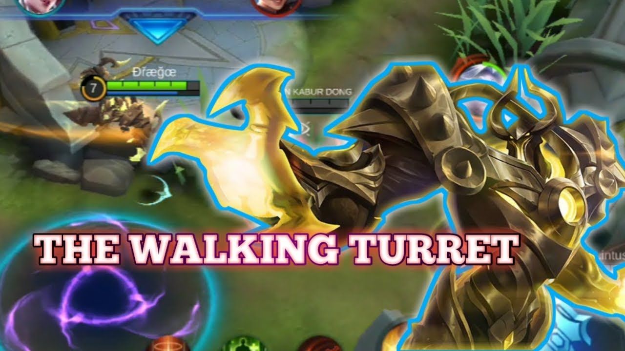 The Walking Turret In Mobile Legends - YouTube