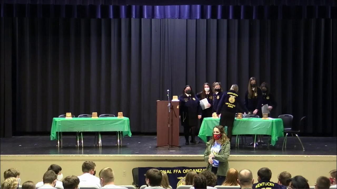 FFA Greenhand Degree Ceremony - YouTube