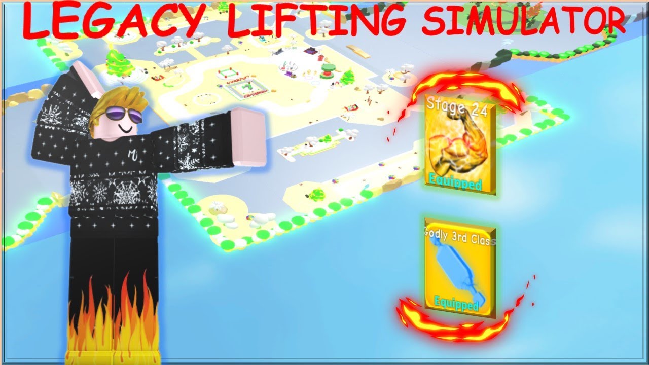 НАКАЧАЛСЯ И КУПИЛ 24 СТАДИЮ В LEGACY LIFTING SIMULATOR | ROBLOX LEGACY ...
