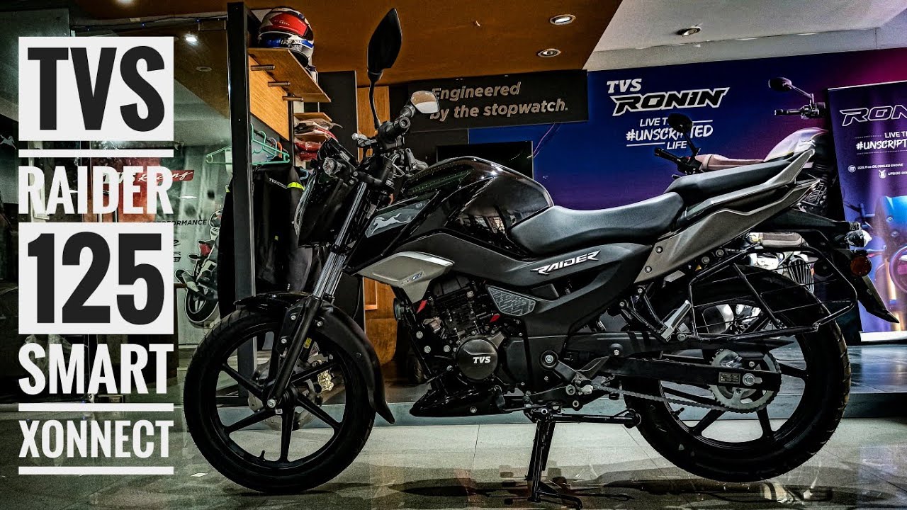 TVS RAIDER 125 SmartXonnect Walkaround Review ️ ️ ️ ।Bluetooth । OnRoad ...