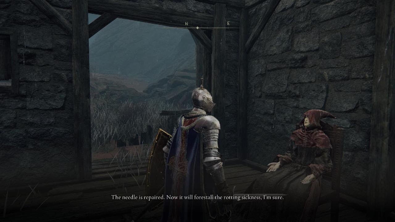 ELDEN RING - Getting Repaired Unalloyed Gold Needle from Gowry - YouTube