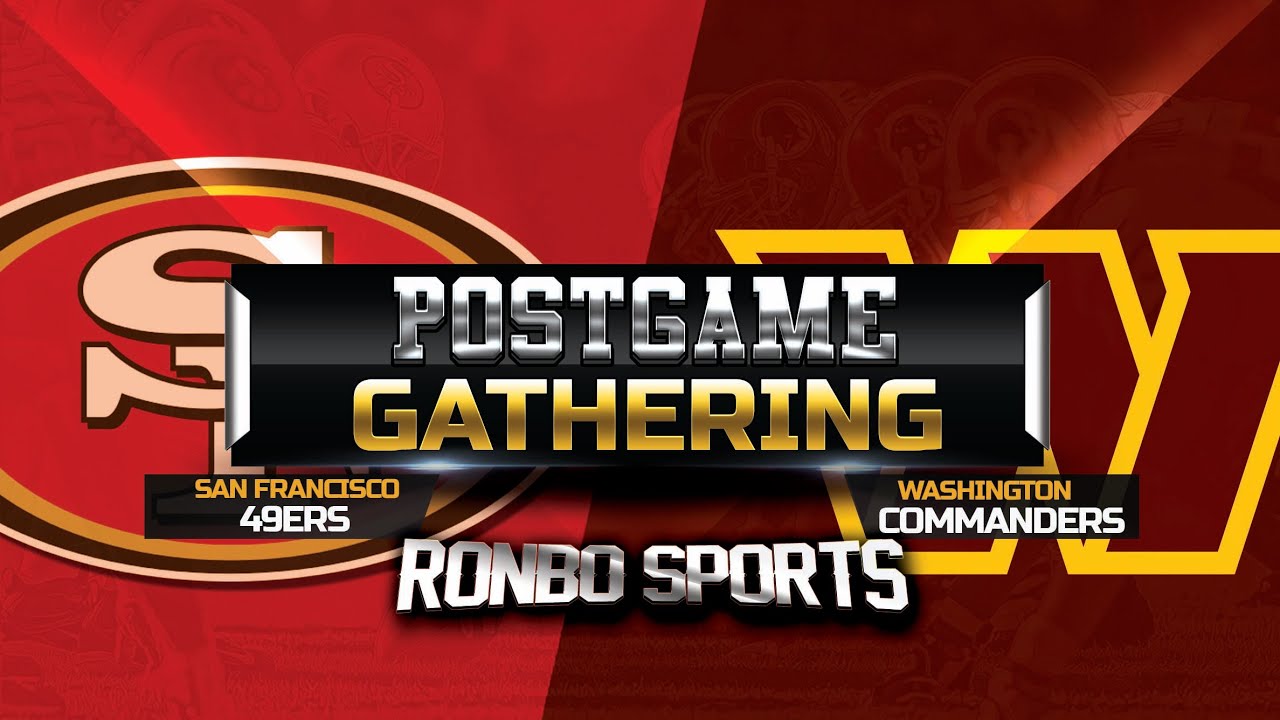 San Francisco 49ers vs Washington Commanders 2023 NFL Week 17 Postgame ...