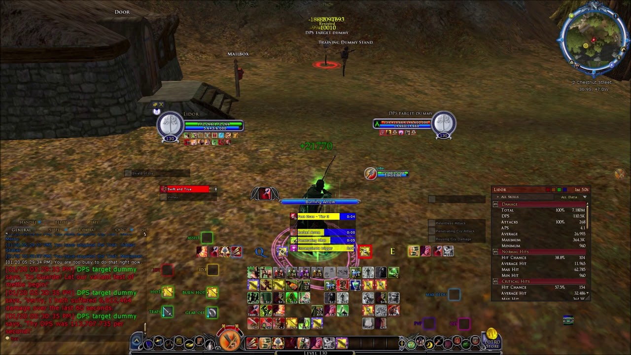 LOTRO Hunter U25.2 DPS 100k+ - YouTube