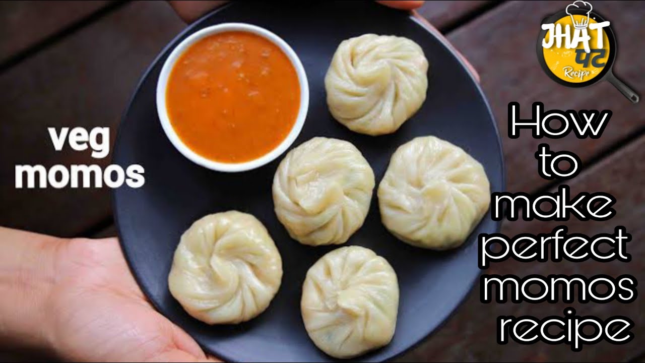 Veg Momos Recipe | मोमोज बनाने की विधि | 4 Easy ways to fold Momo | Veg ...