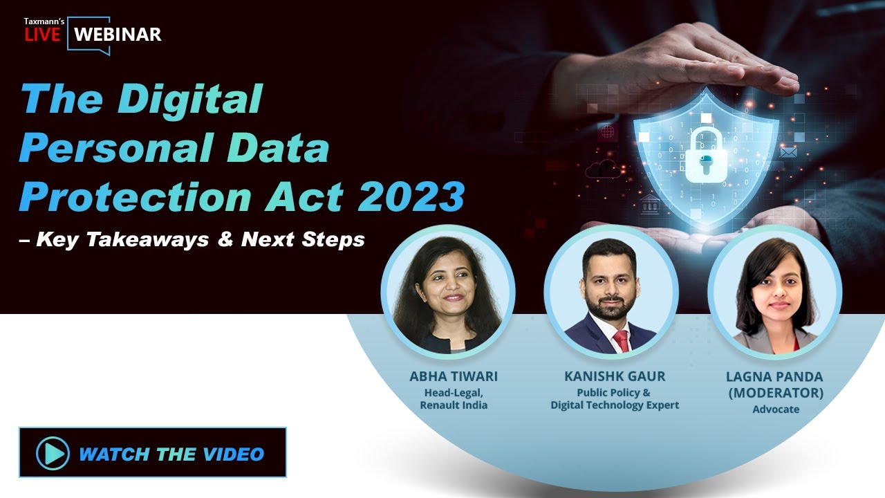 #TaxmannWebinar | The Digital Personal Data Protection Act 2023 – Key ...