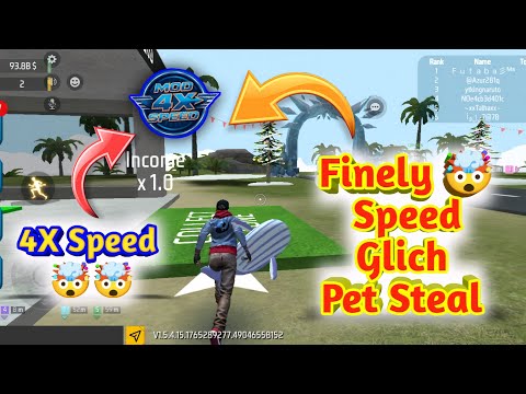 STEAL A PET FAST RUNNING Speed hack TRICK 🤯FREE FIRE CRAFTLAND MAP NEW GLITCH HACK | SPEED RUN TRICK