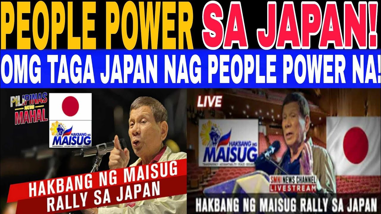 PRRD sa JAPAN MAISUG RALLY KABADO nasa BBM - YouTube