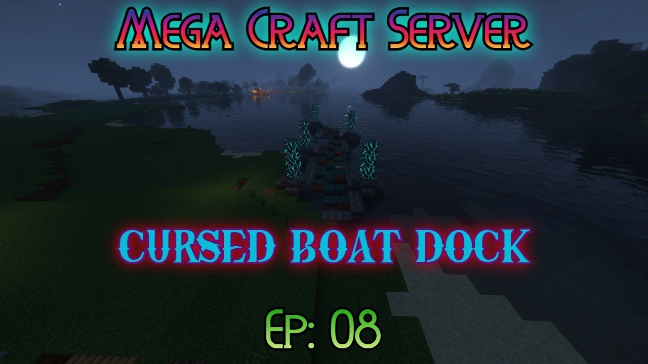 Minecraft Server: Mega Craft S1 Ep 8: Cursed Dock Building - New Neighbour - YouTube