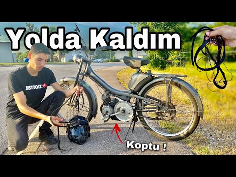 MOBİLET İLE YOLDA KALDIM !! Antika mobilet ile Fransa’da gezi !! 1962 model #motovlog