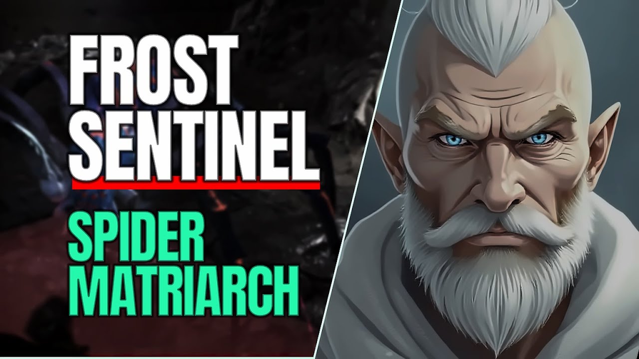 Baldur’s Gate 3 | Frost Sentinel | Honor Mode | Solo Spider Matriarch ...