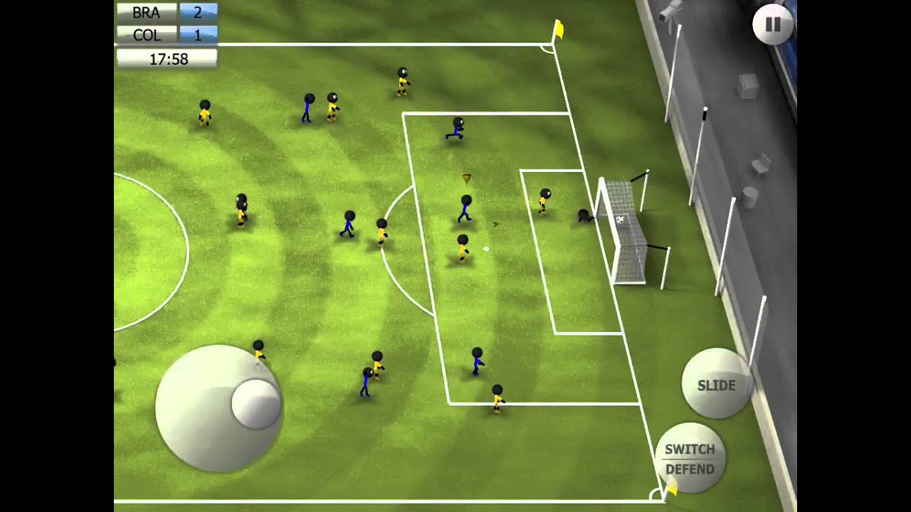[Stickman Soccer 2014] GOALIE SCORES!!!!!! Amazing - YouTube