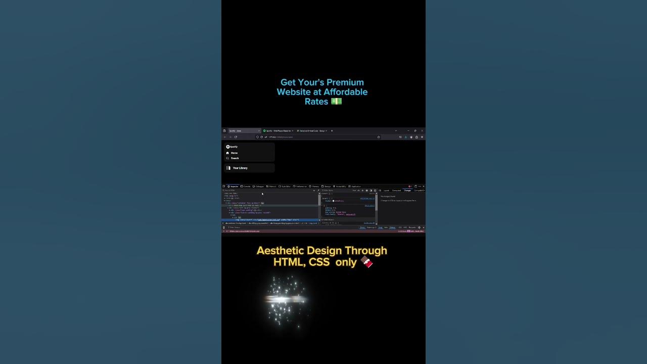 Spotify Clone Using Html Css Javascript Javascript Codewithbitwizards Youtube