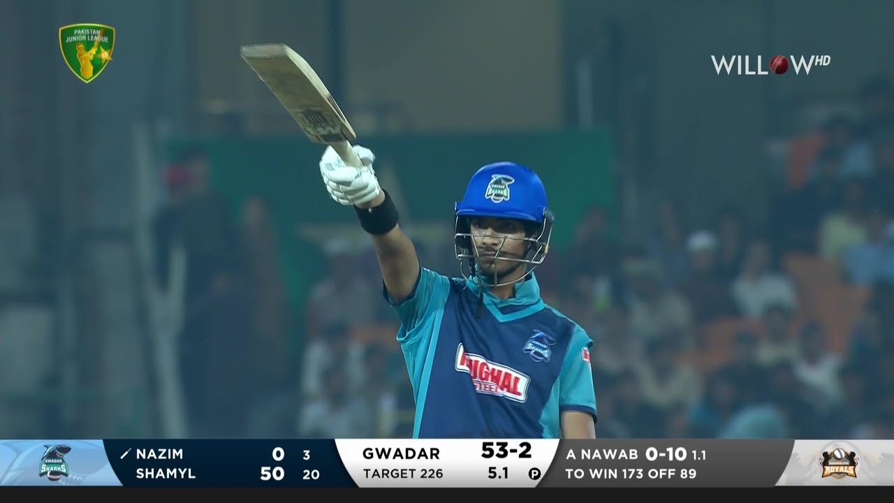 Shamyl Hussain 67 runs vs Bahawalpur Royals| Final - Gwadar Sharks vs ...