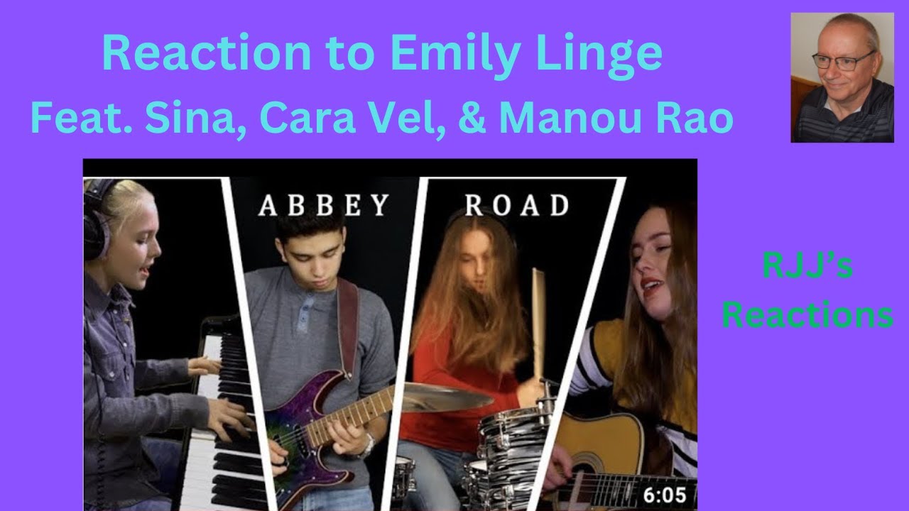 Reaction to Emily Linge, Sina, Cara Vel & Manou Rao - Abbey Road Medley ...
