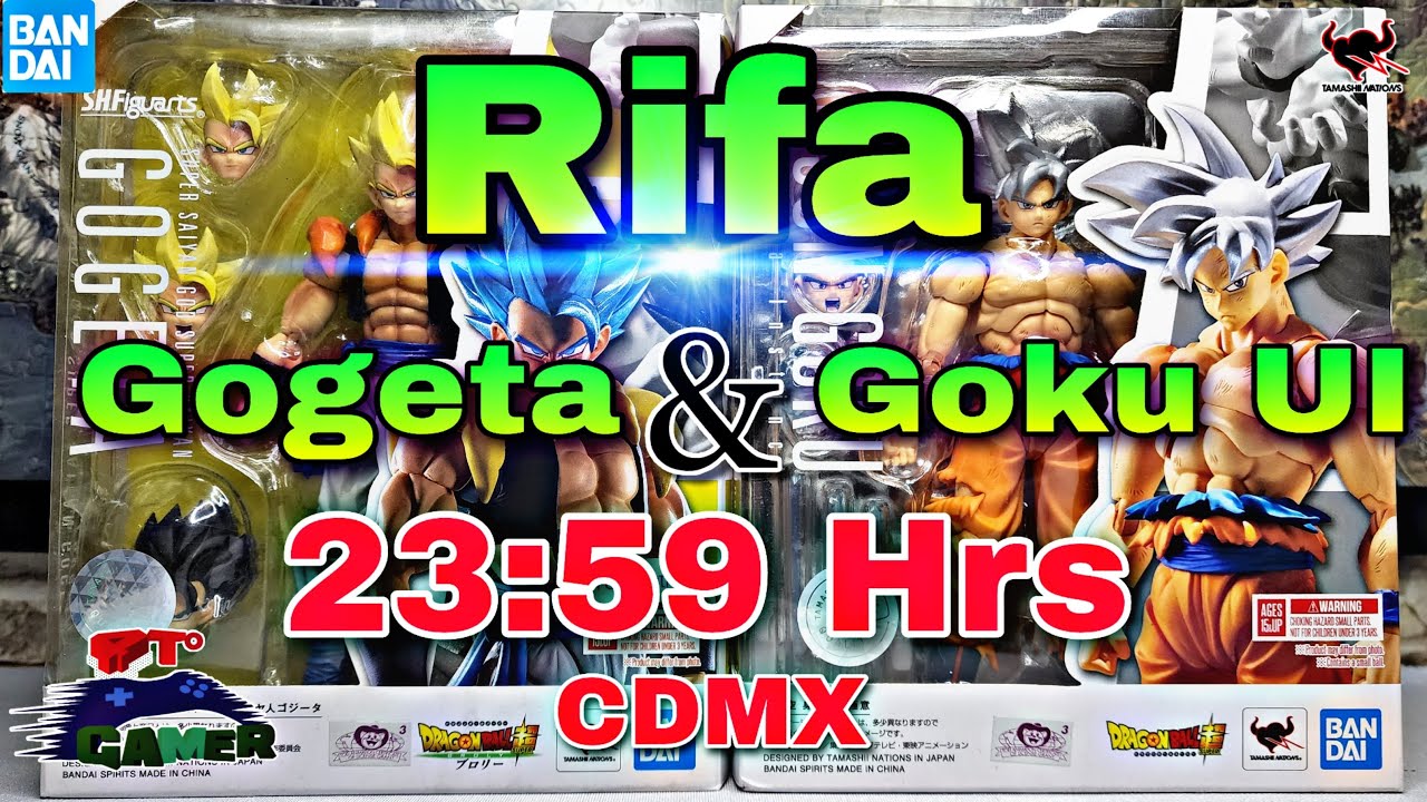 Rifa EN VIVO Goku UI y Gogeta SSJ SH Figuarts Dragon Ball - YouTube