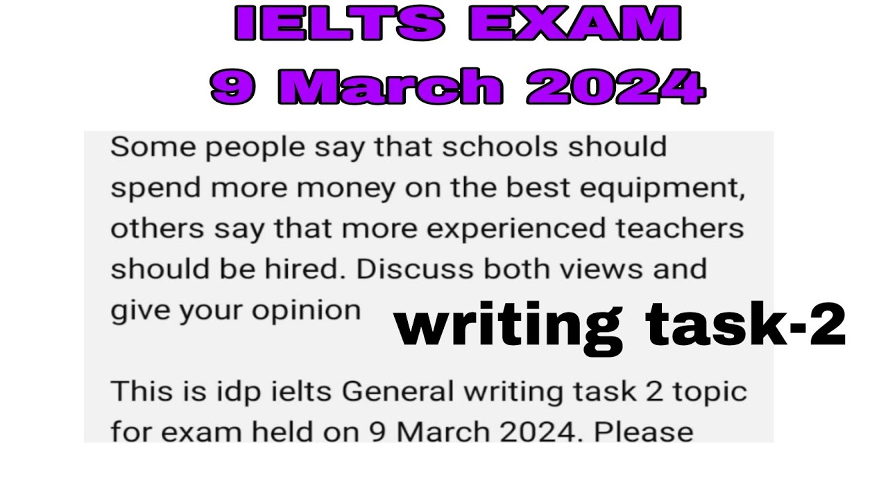 9 March 2024 ielts exam Gernal training writing task-2 - YouTube