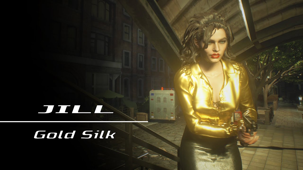 JILL GOLD SILK | RESIDENT EVIL 3 | Jill mod Happy mod [4K 60FPS] - YouTube
