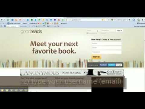 Sign in to Goodreads - YouTube