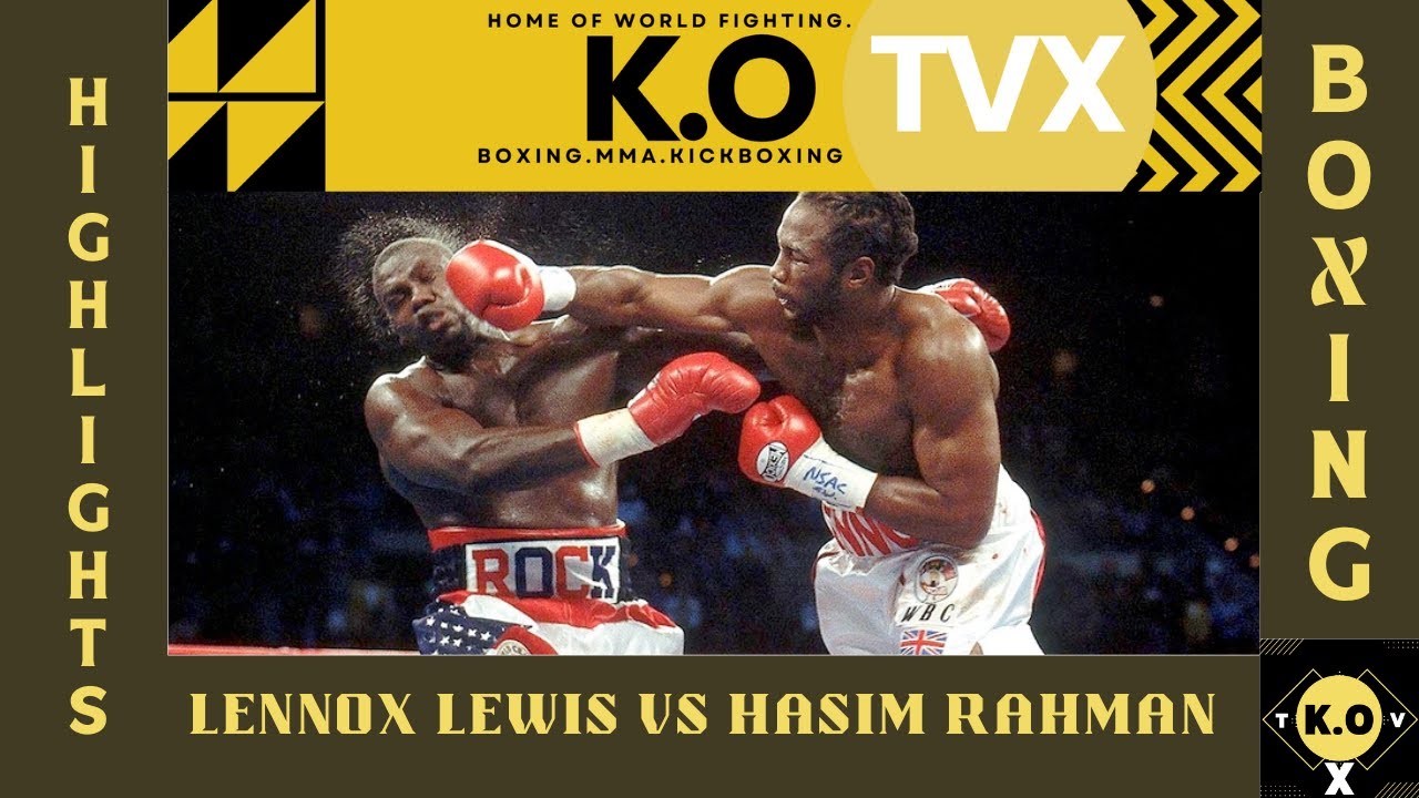 Lennox Lewis vs Hasim Rahman. Boxing Highlights HD. Knockout. - YouTube