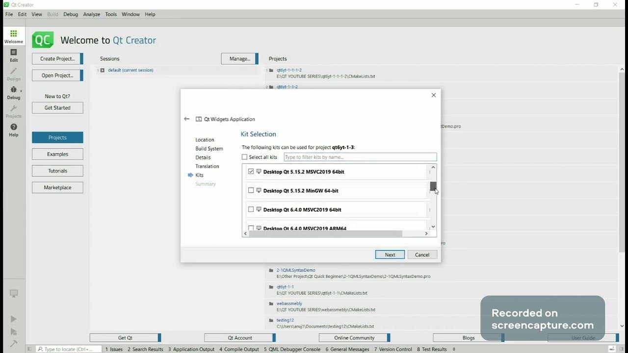 Day 4 - Creating QMainWindow Application in QT creator - YouTube