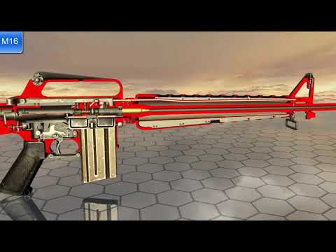 Cara kerja senjata api M16 - YouTube