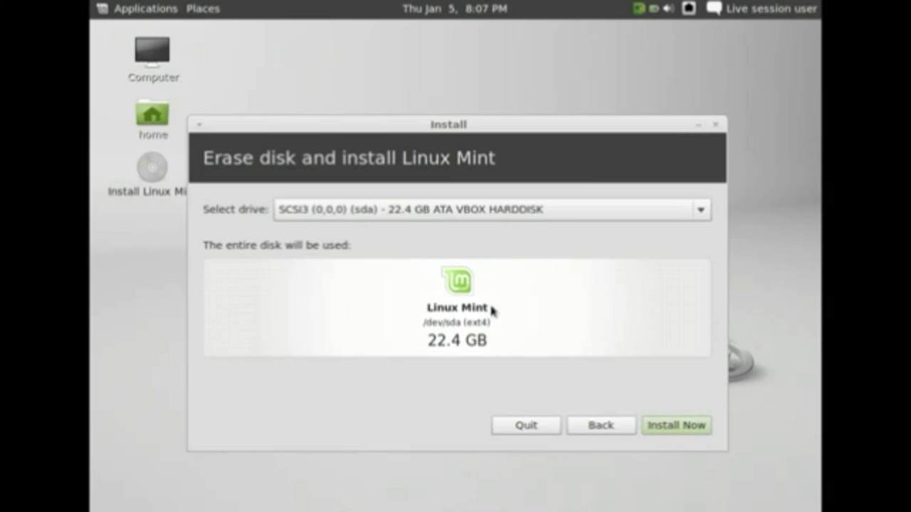 Cara Install Linux mint di Virtualbox (rismantopore & wandypakaya) - YouTube