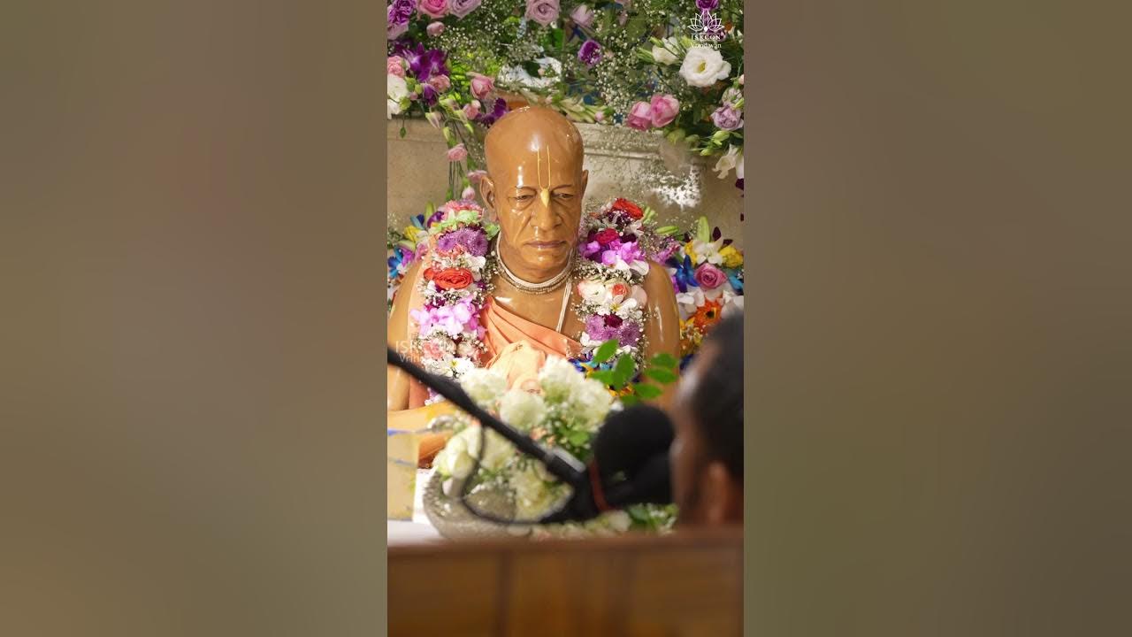 127th Vyasa Puja celebration of A.C. Bhaktivedanta Swami Srila Prabhupada at ISKCON Vrindavan ...