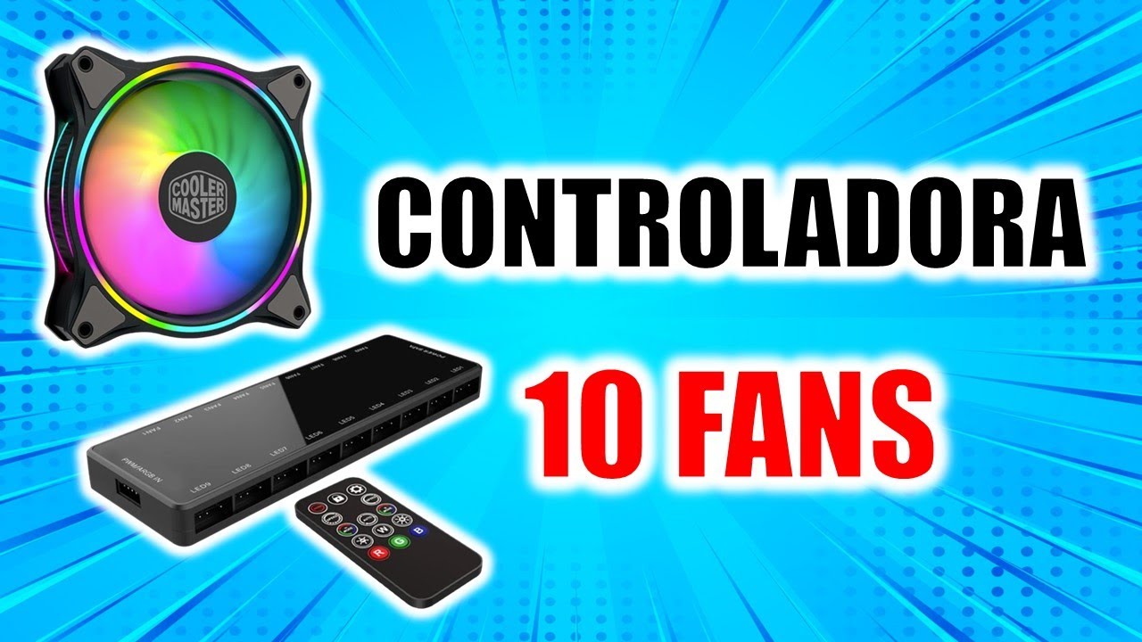 CONTROLADORADA PARA 10 FANS Ventoinha para Gabinete Cooler Master ...