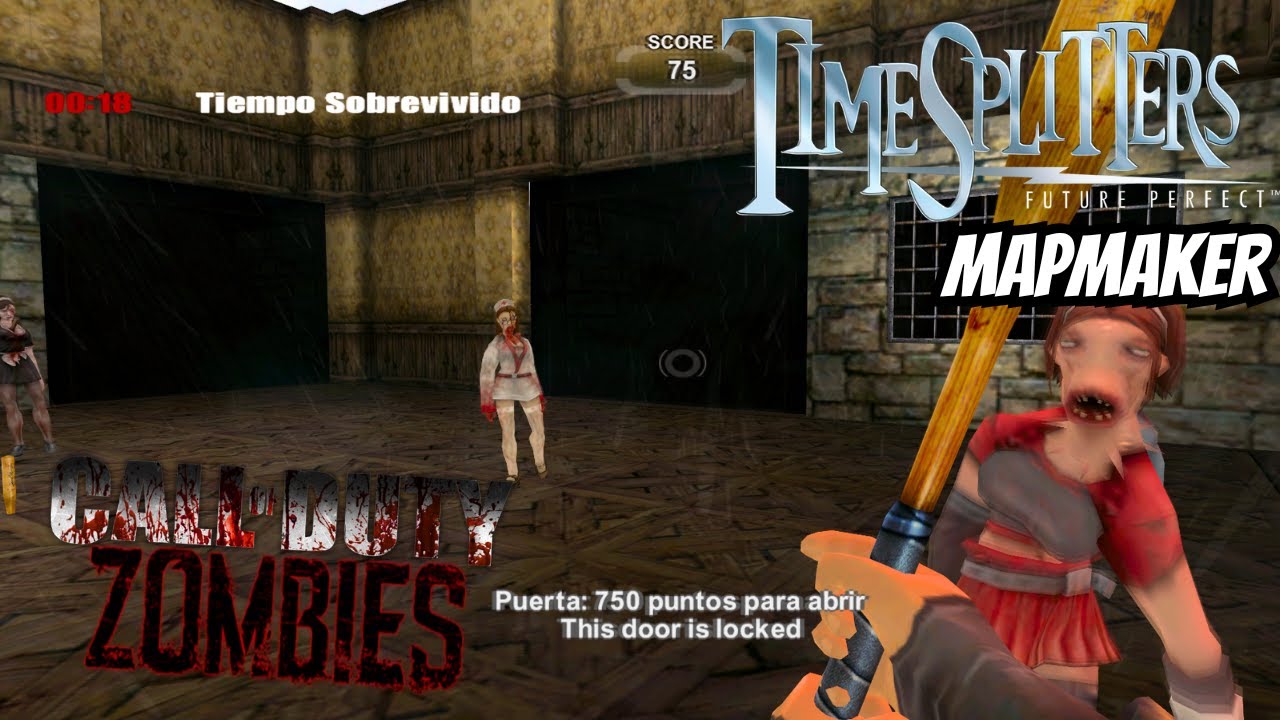 He RECREADO Call of duty Zombies en MapMaker - TimeSplitters: Futuro ...