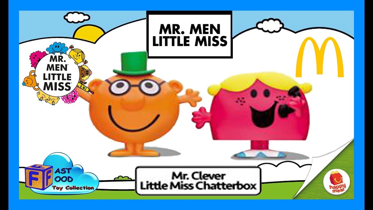 2017 Mr. Clever & Little Miss Chatterbox McDonald's Happy Meal Toys ...