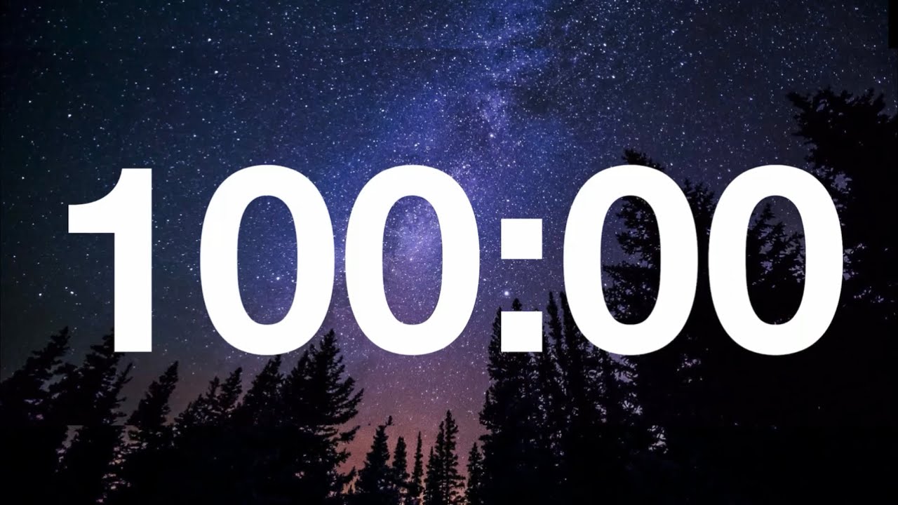100 minute timer | 100 Minute Countdown - YouTube