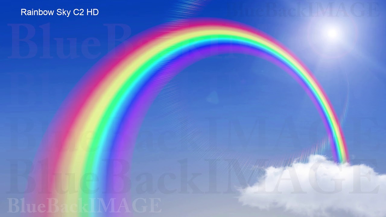 Stock Footage Rainbow in the sky Rainbow Sky C2 HD - YouTube