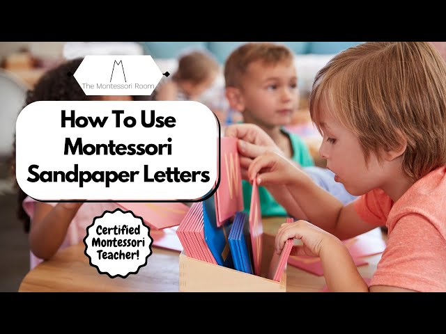 Sand Paper Letters In Montessori